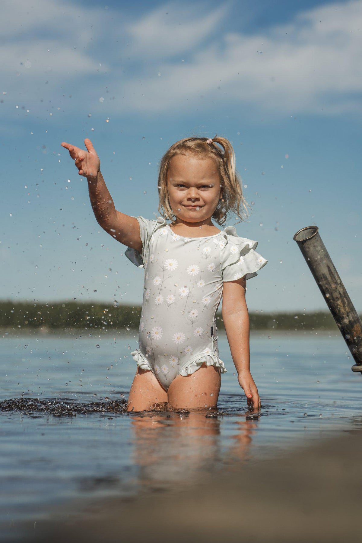 Gracie - Swimsuit with sun protection fabric from Lindberg Sweden